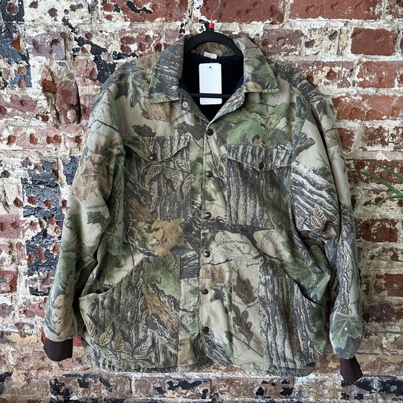 Realtree | Jackets & Coats | Vintage Camo Detroit Bomber Jacket Adult ...